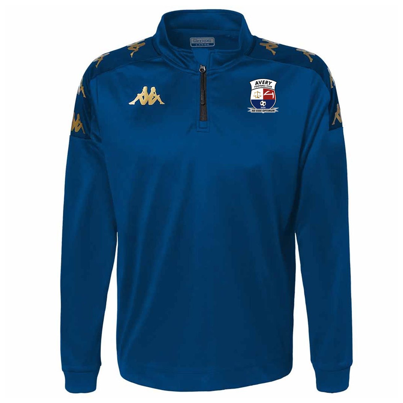 Avery FC - Managers 1/4 Zip Midlayer - Blue [Gassio] – The Sports Shop ...