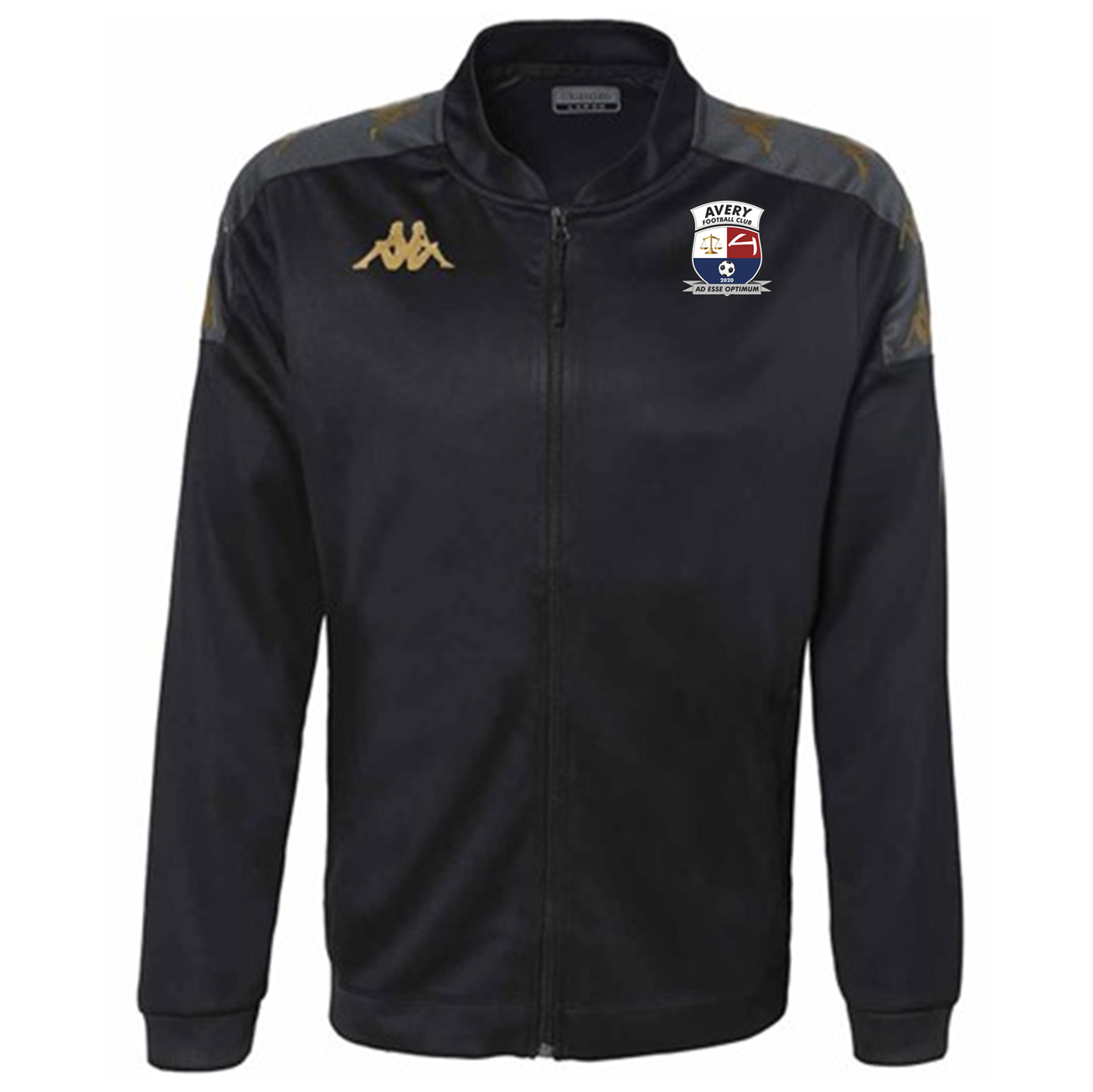 Avery FC - Managers Tracksuit Jacket - Black [Giullio] – The Sports ...